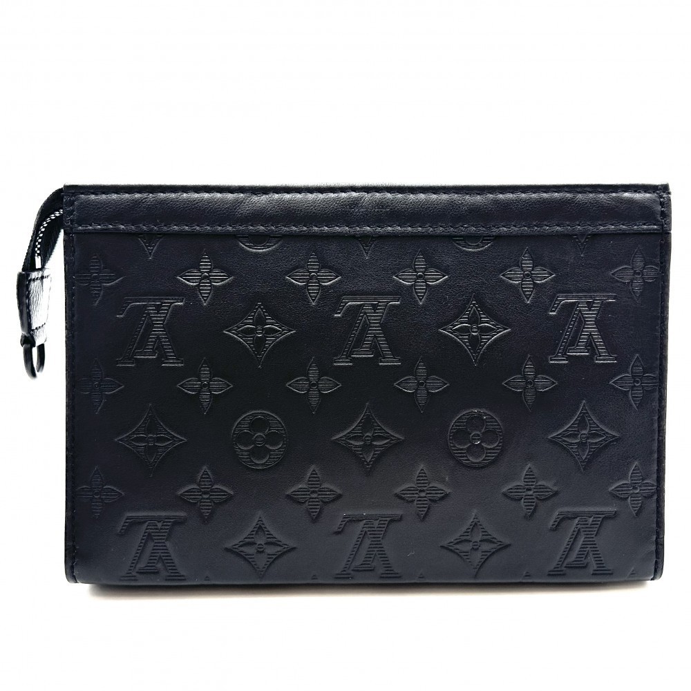 Louis Vuitton Wearable Gaston Black Shadow Monogram W… - Gem